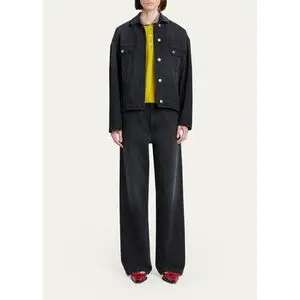 Marni Cashmere Short-sleeve Polo Sweater
