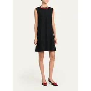 Marni Sleeveless Wool Mini Dress