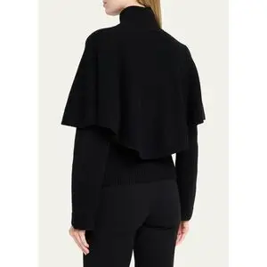 Vince Wool-blend Turtleneck Cape
