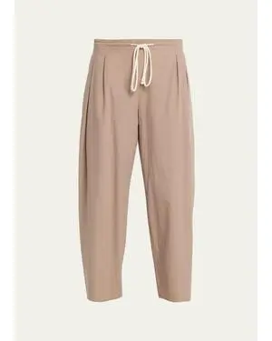 Maria Mcmanus Drawstring Balloon Tapered-leg Trousers - Mouseback