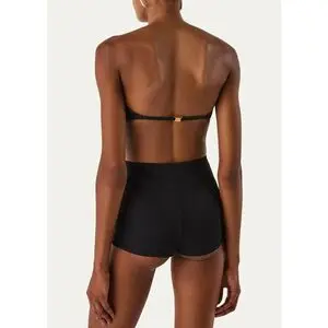 VIX PAULA HERMANNY Rosie Bandeau Bikini Top - Black