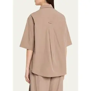 Maria Mcmanus Short-sleeve Cotton Tunic Shirt