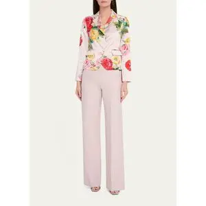 Libertine Pat Nixon Silk Single-breasted Classic Jacket