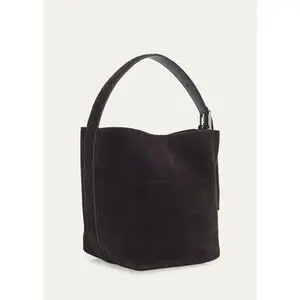 TOTEME Small Belted Suede Tote Bag