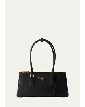 Prada Galleria Medium Saffiano Leather Top-handle Bag - Nero