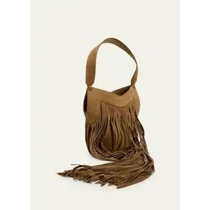 Khaite Lotus Nano Fringe Suede Tote Bag