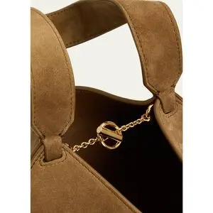 Khaite Lotus Nano Fringe Suede Tote Bag