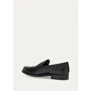 TOD'S Leather Moccasin Penny Loafers