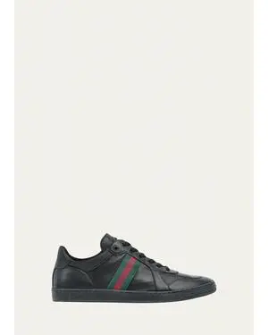 Gucci Coda Leather Low-top Sneakers