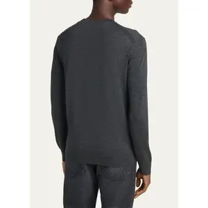 Zegna Trofeo Wool Crewneck Sweater