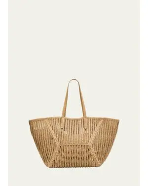 Brunello Cucinelli Bc Duo Techno Raffia Tote Bag