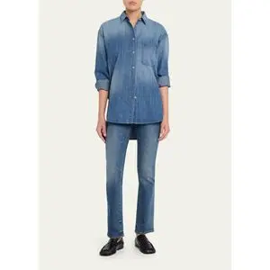 JAMIE HALLER The Essential Denim Shirt