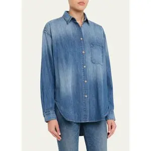 JAMIE HALLER The Essential Denim Shirt