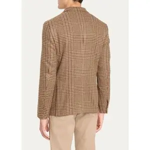 Zegna Cashmere Glen Plaid Single-breasted Sport Coat