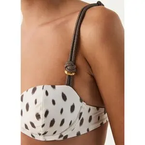 VIX PAULA HERMANNY Gal Mel Polka-dot Bikini Top