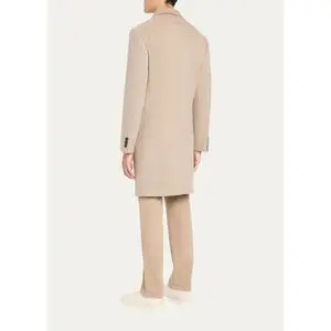 Zegna Cashmere Single-breasted Overcoat