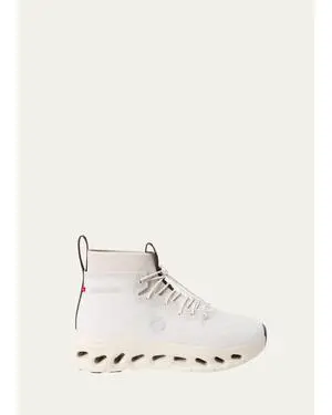 Loewe X On Cloudtilt Hi Stretch-knit Sneakers - Sand