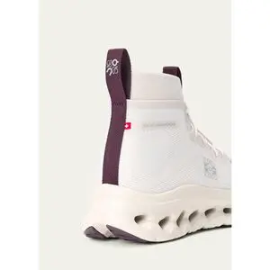 Loewe X On Cloudtilt Hi Stretch-knit Sneakers - Sand