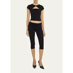 FRAME X Alexandra Leclerc The Casino Top - Black