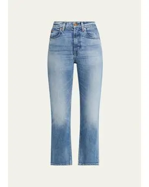 JAMIE HALLER The Kenickie Kickflare Crop Jeans