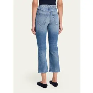 JAMIE HALLER The Kenickie Kickflare Crop Jeans