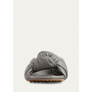 Bottega Veneta 35mm Cherry Knotted Leather Mule Sandals - Blush