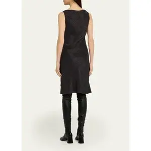 MAISON MARGIELA Jacquard Cowl-neck Midi Dress