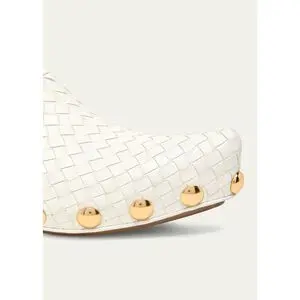 Bottega Veneta Gondola Intrecciato Leather Clog Mules