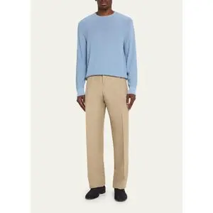 FERRAGAMO Foster Textured Suede Gancini Bit Loafers - Navy