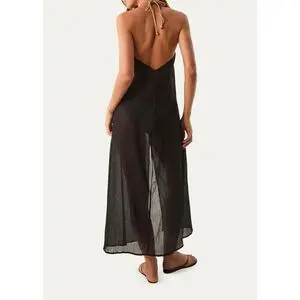 VIX PAULA HERMANNY Cloe Cotton Long Cover-up Dress