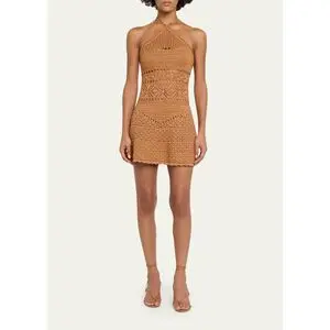 Retrofete Florentina Crochet Halter Dress