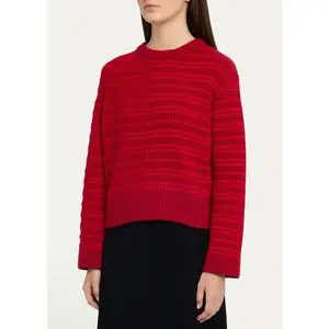 Proenza Schouler White Label Pandora Striped Wool-blend Sweater