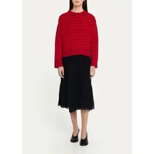 Proenza Schouler White Label Pandora Striped Wool-blend Sweater
