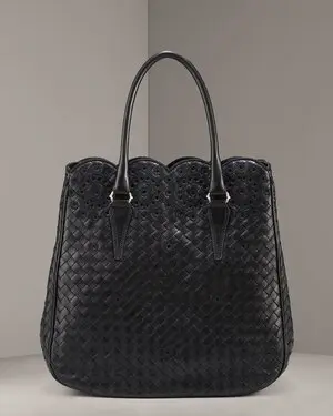 Loewe Puzzle Fold Geometric Colorblock Leather Tote Bag