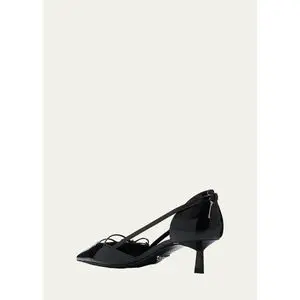 Prada 55mm Patent Leather Pumps - Nero