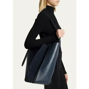 Proenza Schouler Hex Leather & Calf Hair Bucket Bag