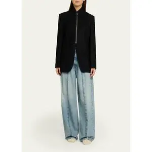 MAISON MARGIELA Zip-front Longline Blazer
