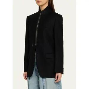 MAISON MARGIELA Zip-front Longline Blazer