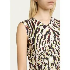 Proenza Schouler White Label Clem Ruched Maxi Dress