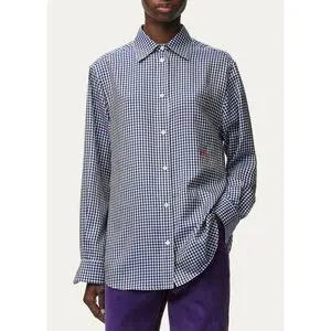 Loewe Gingham Button-front Shirt