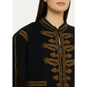 Isabel Marant Étoile Emalia Embroidered Military-style Jacket