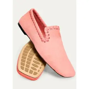 Bottega Veneta Kebir Calf Hair Whipstitch Loafers