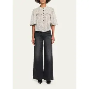 Isabel Marant Étoile Douna Polka-dot Blouse