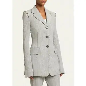 Proenza Schouler Lorenza Deconstructed Static Suiting Jacket