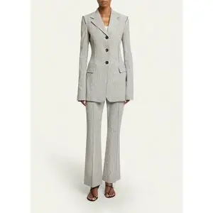 Proenza Schouler Lorenza Deconstructed Static Suiting Jacket
