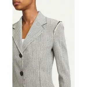 Proenza Schouler Lorenza Deconstructed Static Suiting Jacket