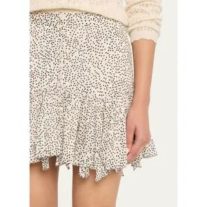 Isabel Marant Étoile Daneen Polka Dot Voile Mini Skirt