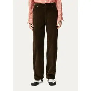 Loewe Mid-rise Corduroy Straight-leg Trousers