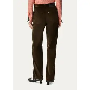 Loewe Mid-rise Corduroy Straight-leg Trousers