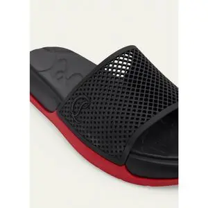 CHRISTIAN LOUBOUTIN Easy Breezy Rubber Slides